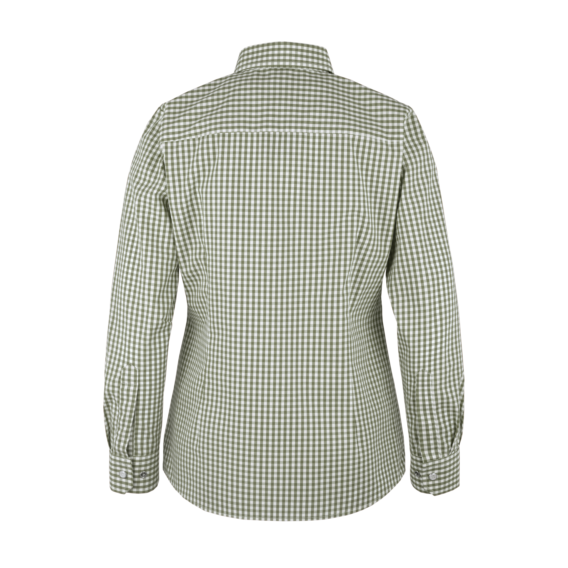 CONCEPT Bluse langarm, kariert für Damen | oliv vichy | XS | 480807000001